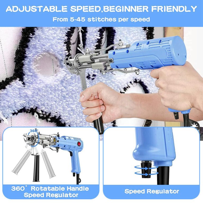 Complete Rug Tufting Kits | Tufting Gun, Wool Yarn, Frame & More